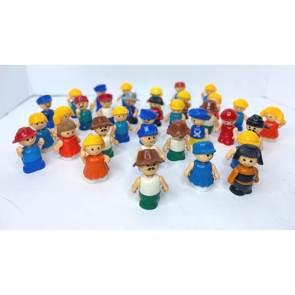 Little People | Toys | Playschool Lil Playmates 35 People Movable Arms ...